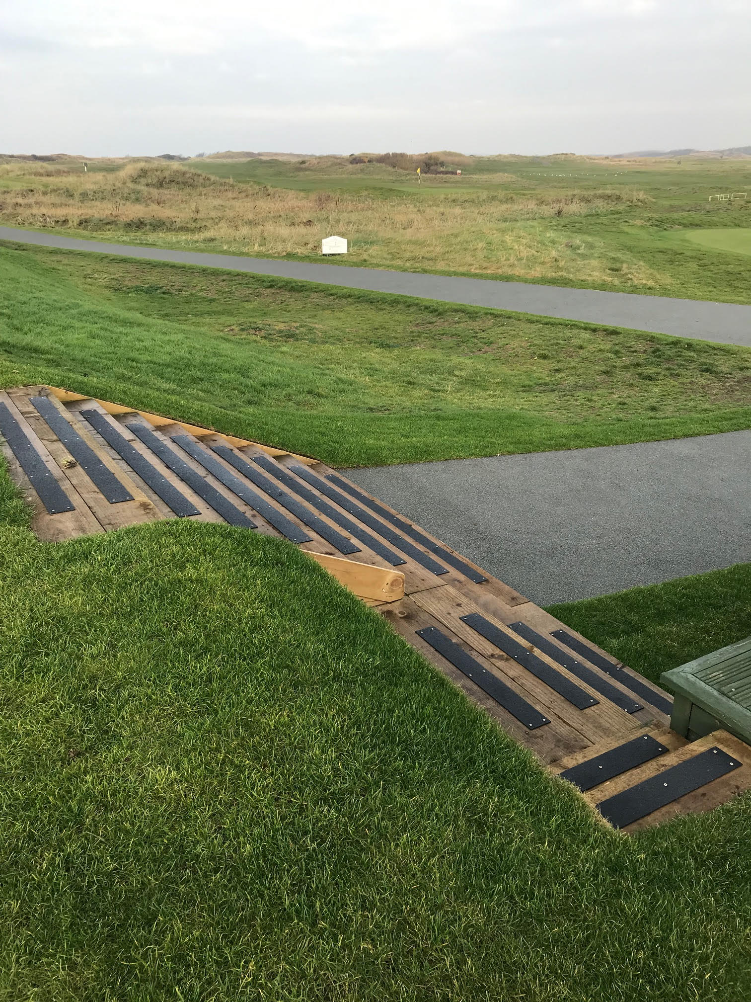 The West Lancashire Golf Club enhances sleeper steps – GreenKeeping ...