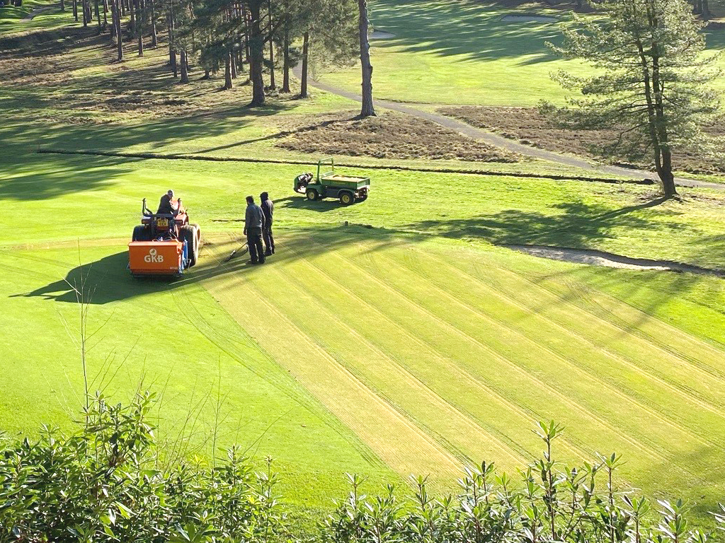 GKB Sandfiller delivers fast, firm greens – in double quick time – for ...