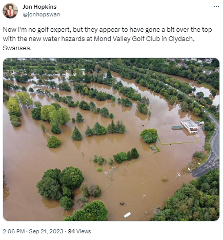 “It is total devastation” as Welsh golf club hit by flooding ...