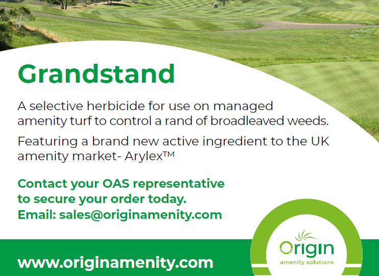 Origin Amenity Solutions launches Grandstand – GreenKeeping Magazine